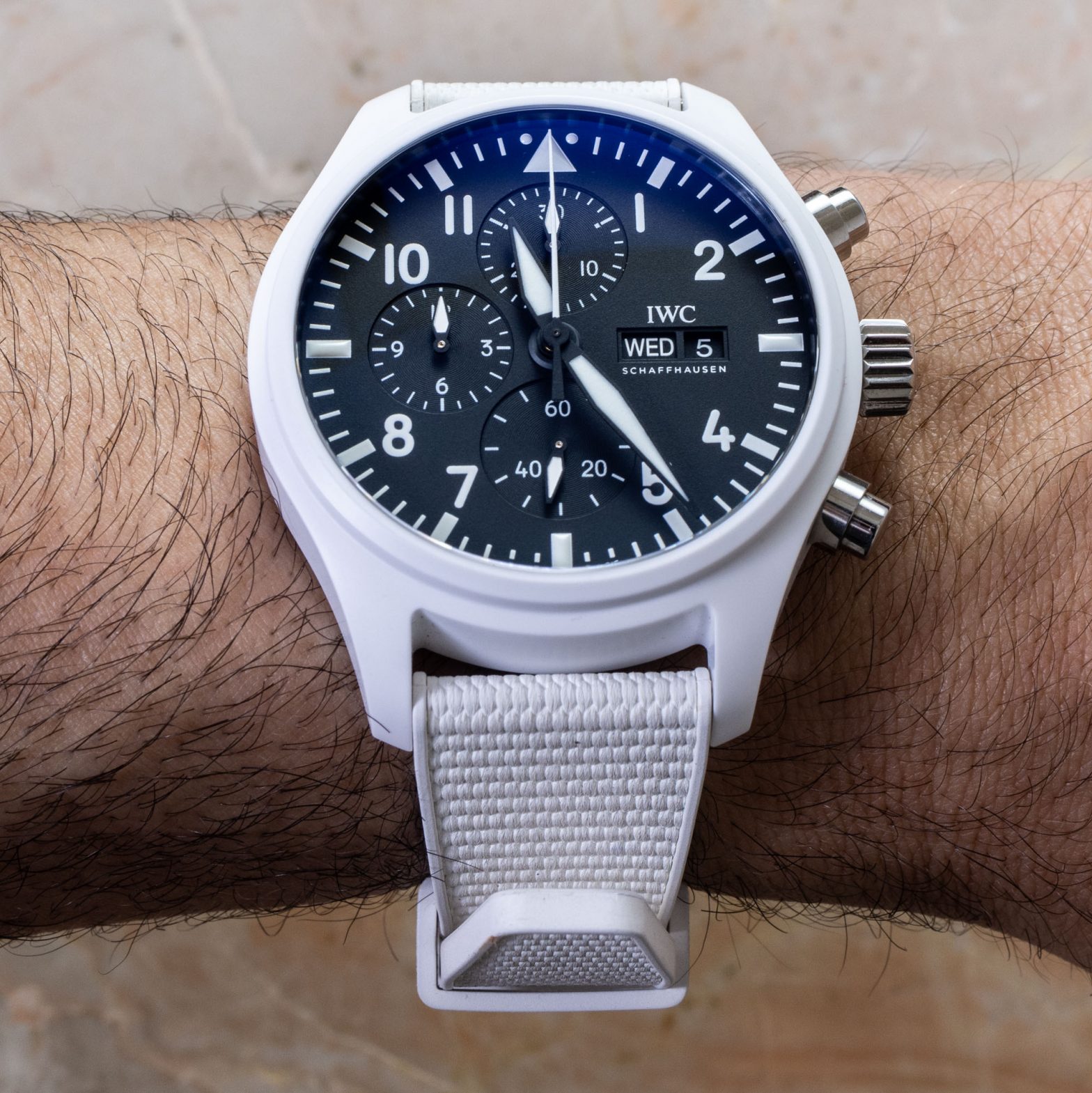 Review: UK Top Replica IWC Pilot’s Watch Chronograph Top Gun Edition ...